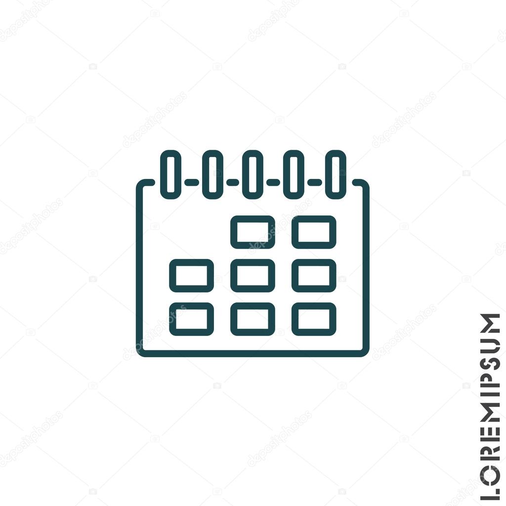 Simple Calendar Icon