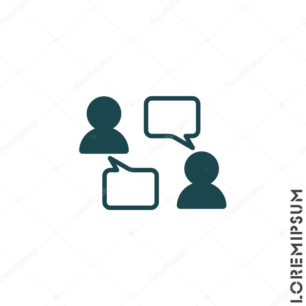 Business dialog icon — Stock Vector © PPVector #120424686