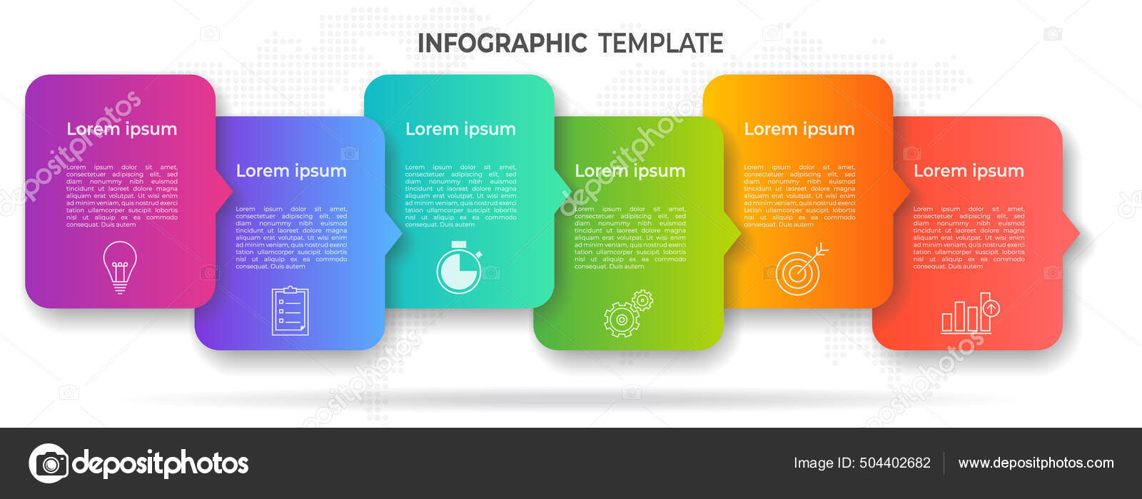 Modern Timeline Infographic Options Step Stock Vector Image by ...