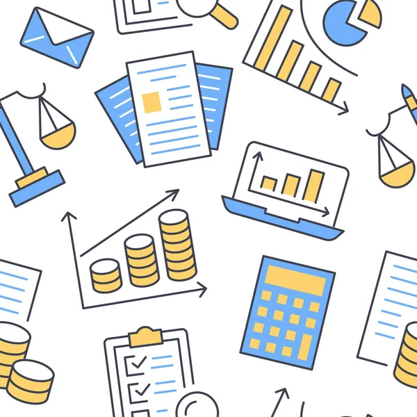 Software Development Seamless Pattern Flat Line Icons Programming Language Background Stock ...