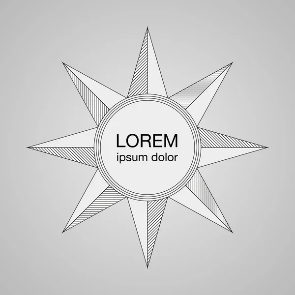 Vector Star Geometric Symbol Art Illustration Stock Vector Image by ...