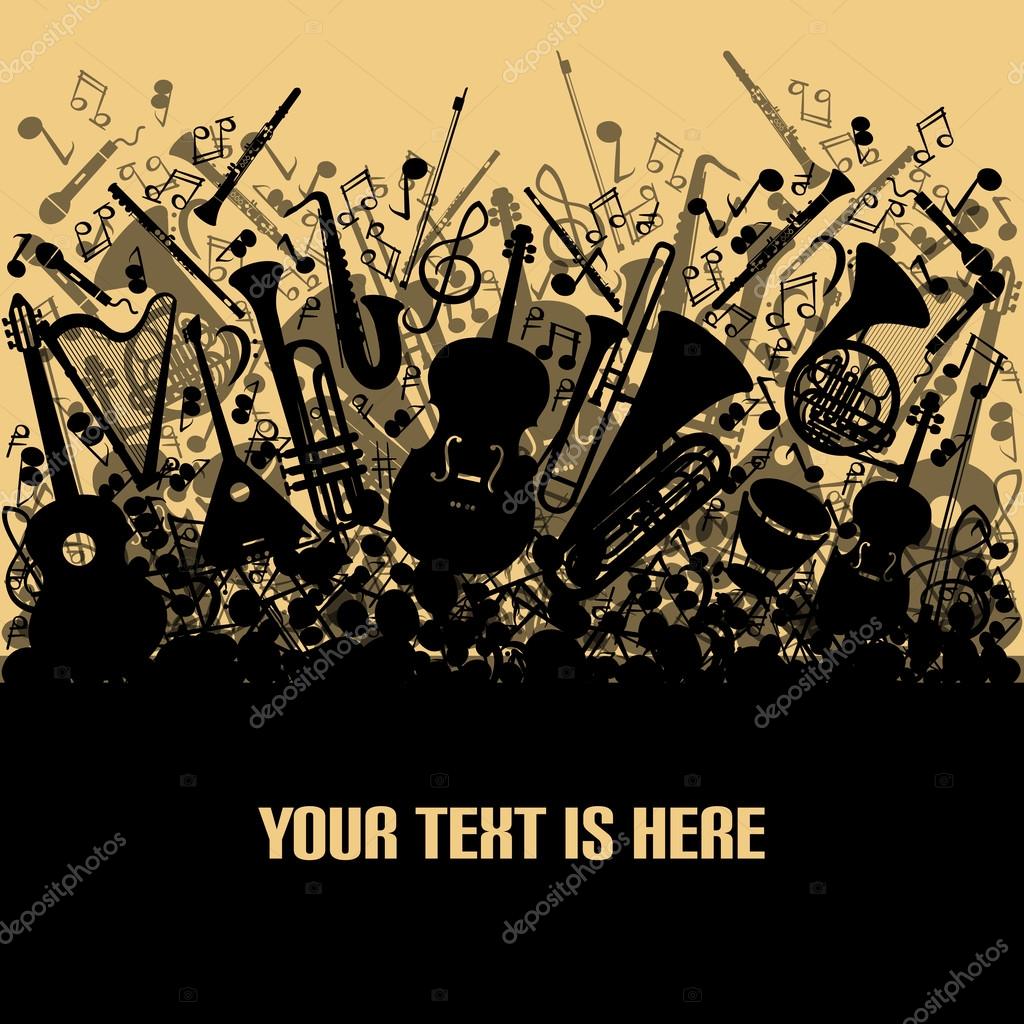 Music vector background Stock Vector Image by ©oldmillionka.gmail.com ...