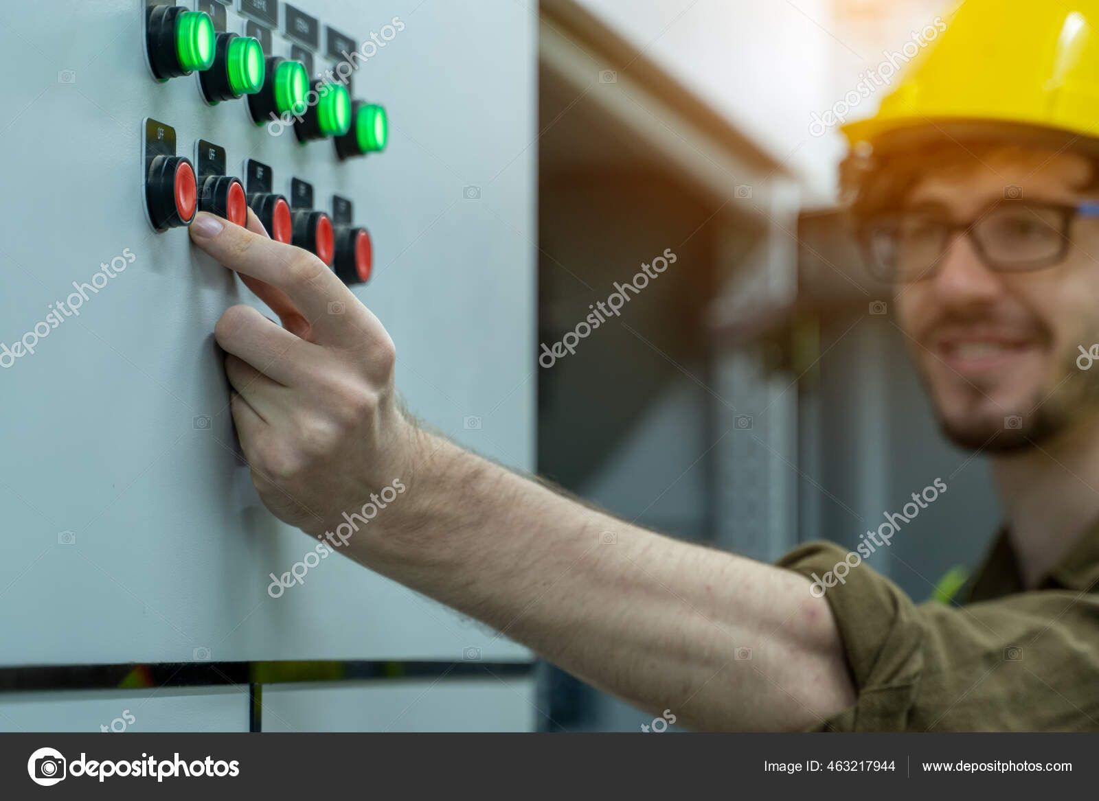 Electrical Engineer Checking Status Switchgear Electrical Energy ... Electrical Engineer Checking Status Switchgear Electrical Energy ...