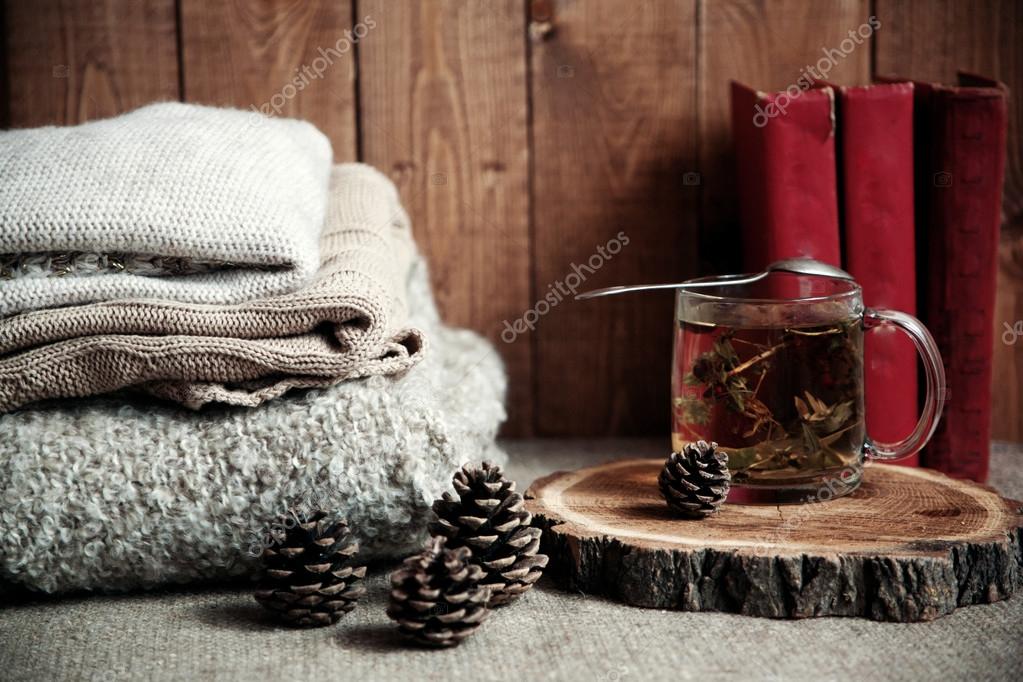 Herbal tea with lime and barberry Stock Photo by ©tatacos 124074414