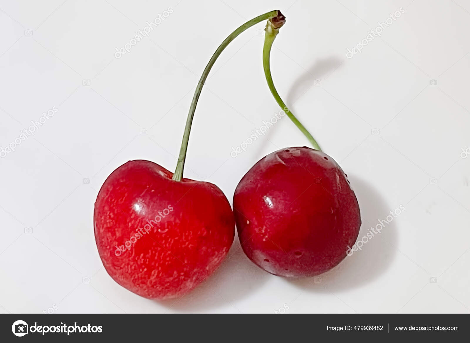 Cherry Berries Most Popular Fruit Summer Season — Stock Photo ...