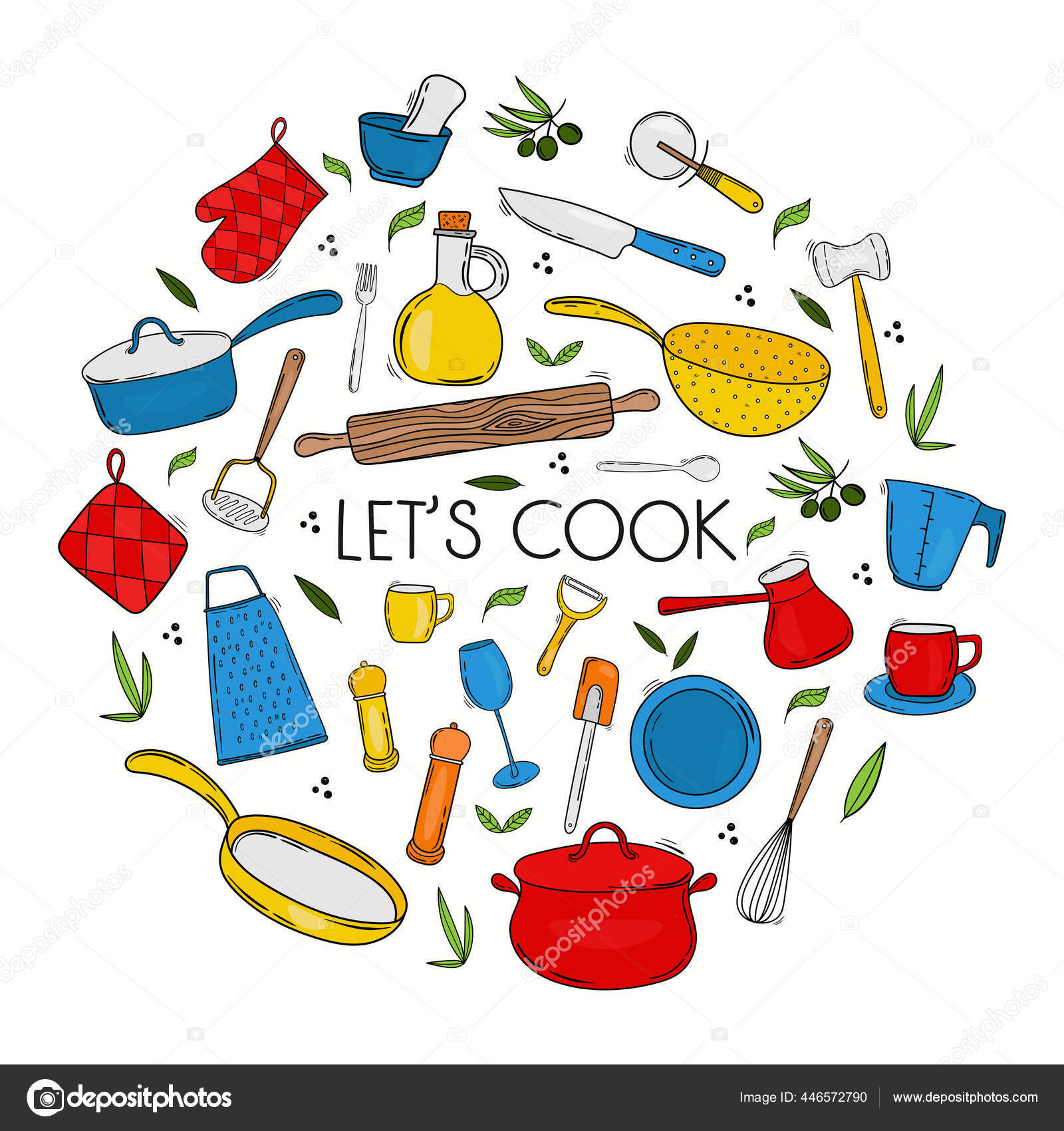 Colorful Cooking Utensils
