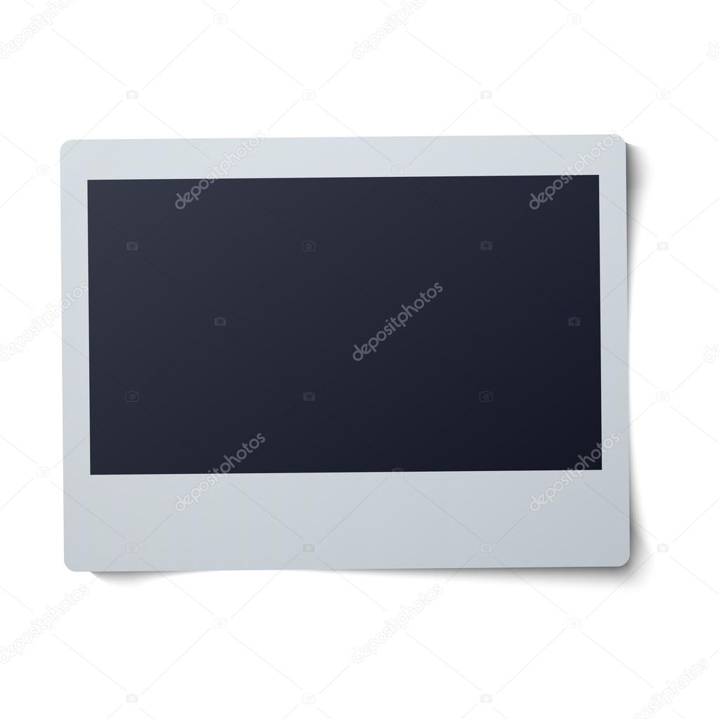Polaroid frame vector illustration isolated on white background ... Polaroid frame vector illustration isolated on white background ...