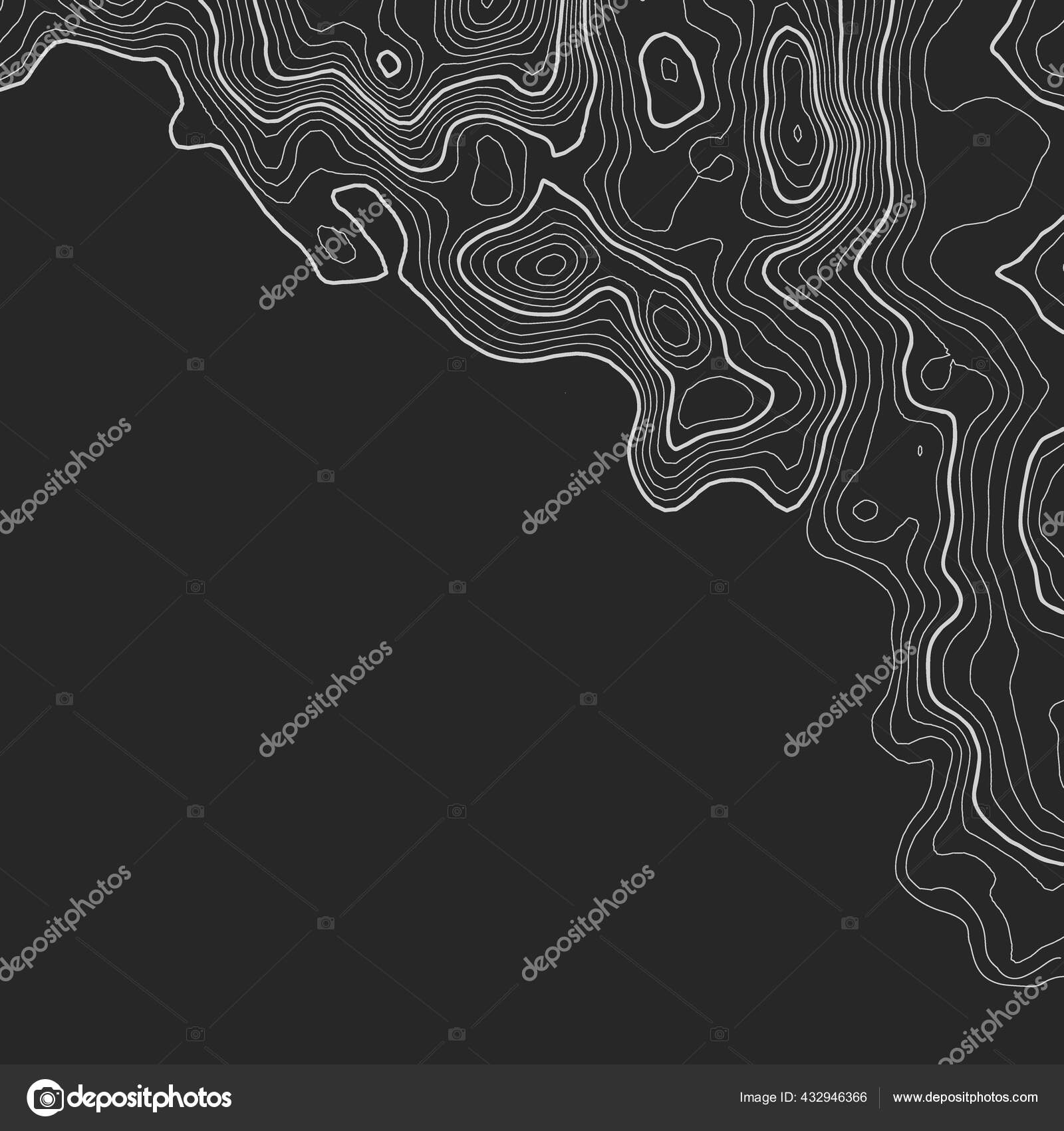 Topographic map background with space for copy . Line topography map ...