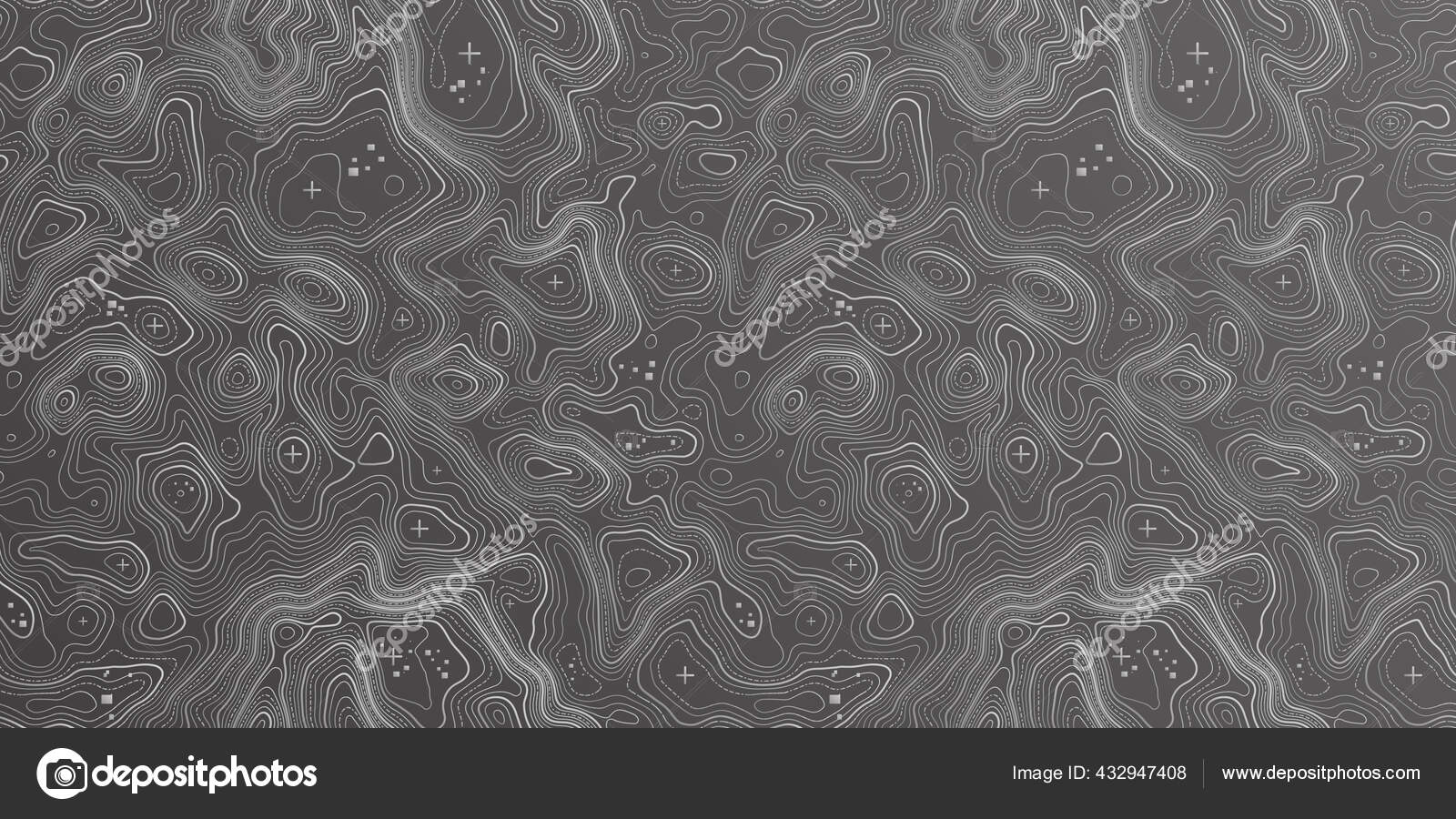 Grey contours vector topography. Geographic mountain topography vector ...