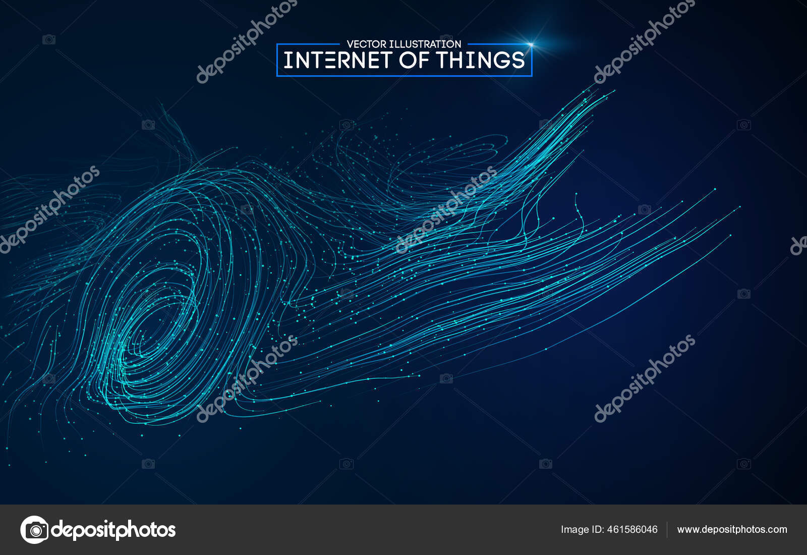 Internet of things background. Iot technology background EPS 10 Stock ...