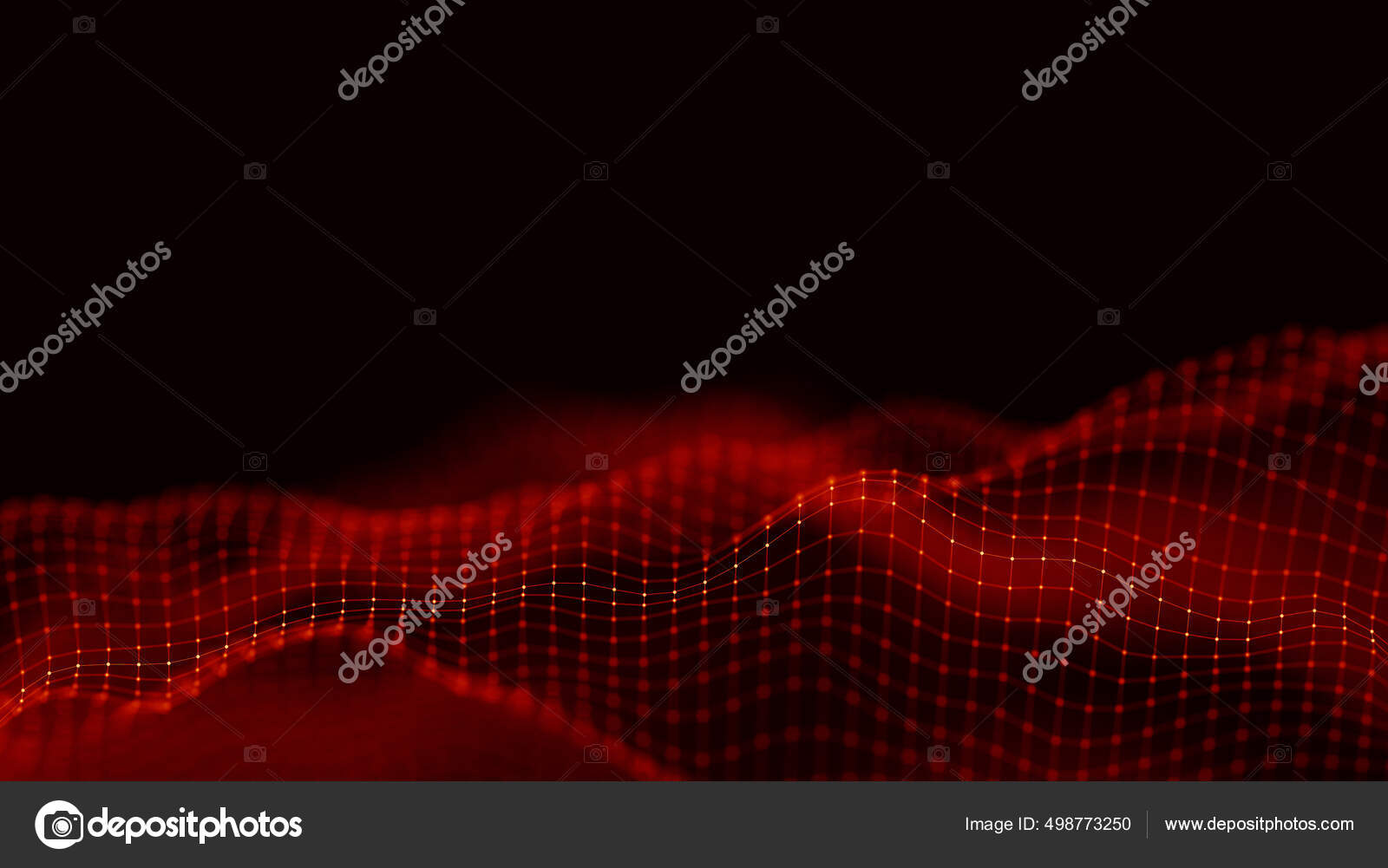 Red abstract technology background. Music abstract wave. — Stock Photo ... Red abstract technology background. Music abstract wave. — Stock Photo ...