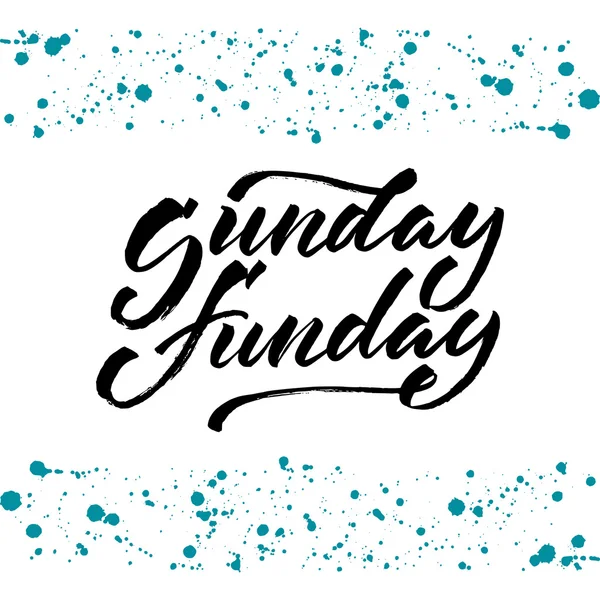 Sunday fun day. Stock Vector Image by ©SpencerianSisters #124055036