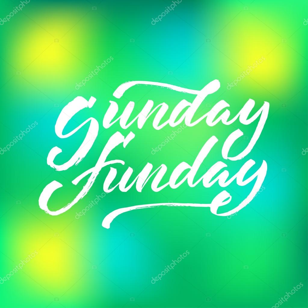 Sunday fun day. Stock Vector Image by ©SpencerianSisters #124051362