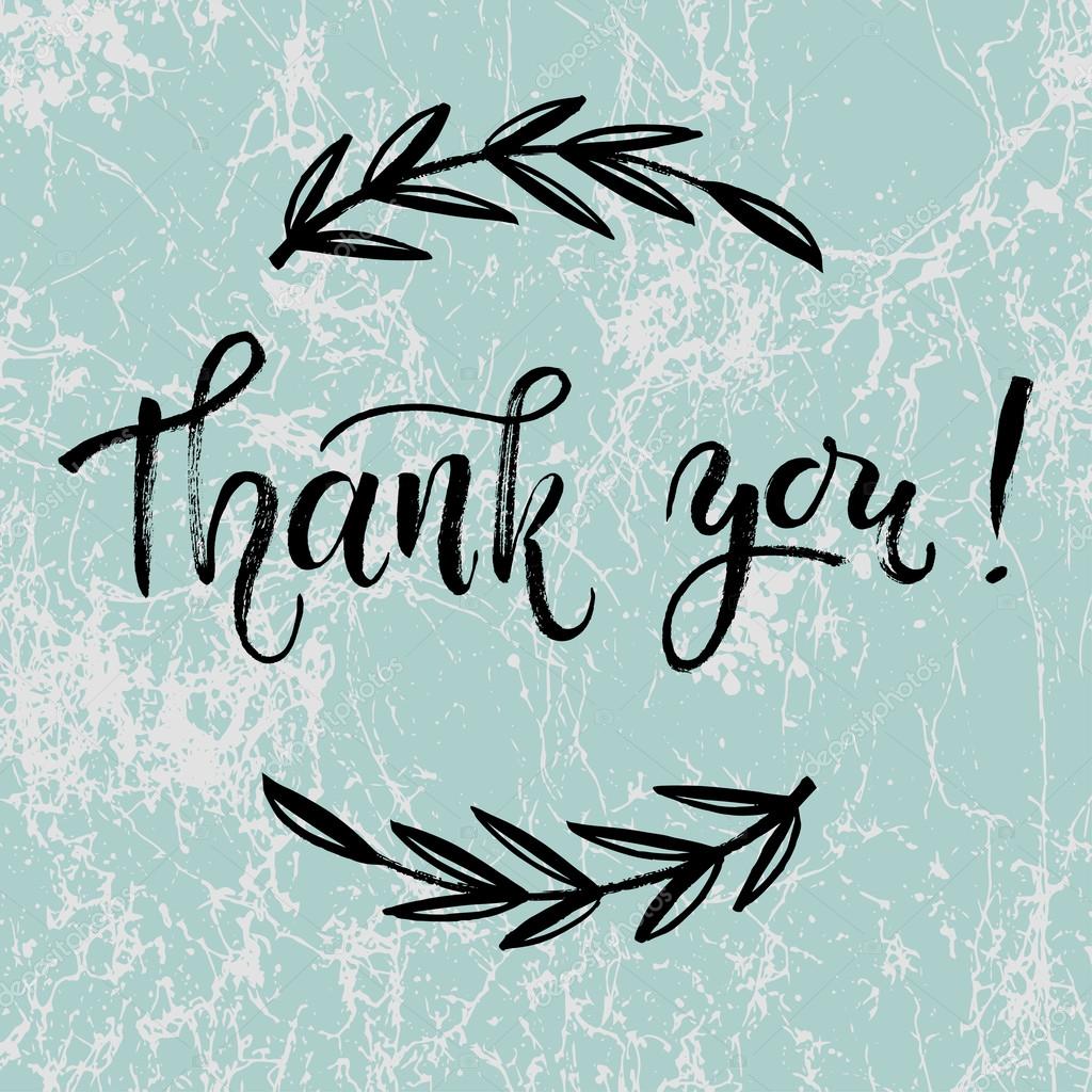 Hand drawn lettering with abstract background. — Stock Vector ...