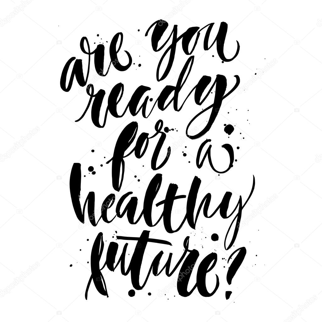 Are you ready for a healthy future Stock Vector Image by ...