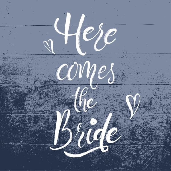Here comes the bride Vector Art Stock Images | Depositphotos