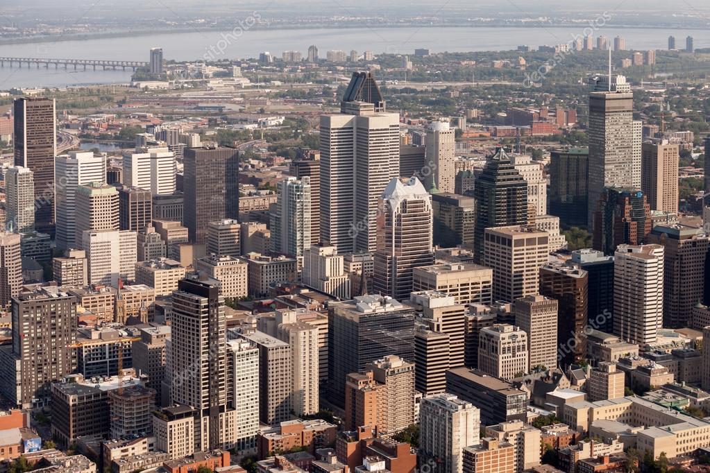 Montreal aerial view — Stock Photo © FOTOimageMTL #123295530