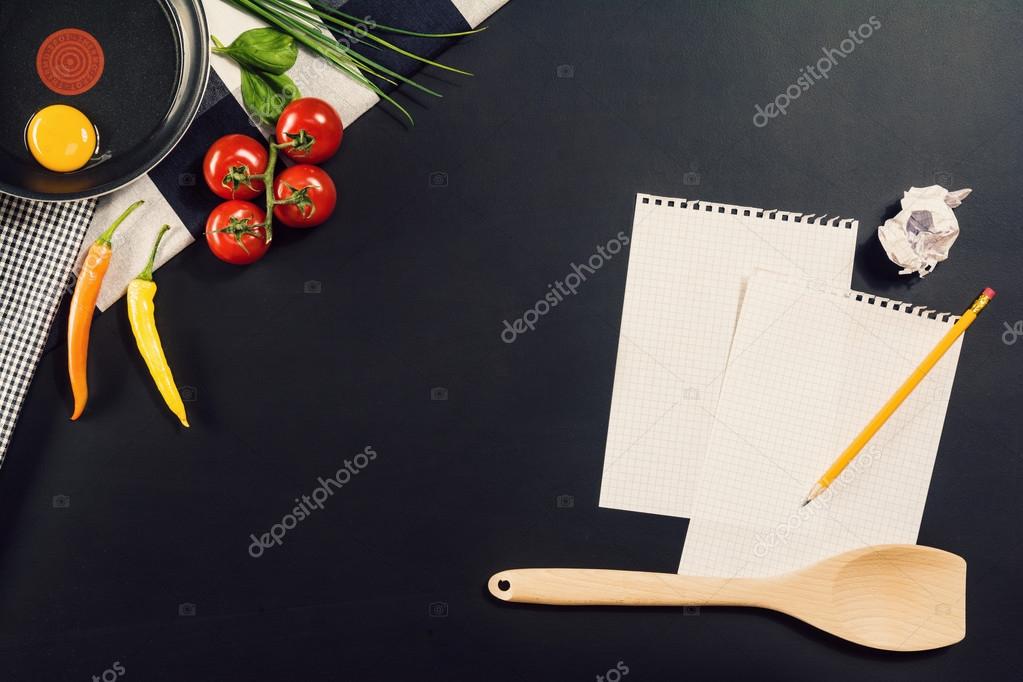 Food preparation background with pasta ingredients. Top view. — Stock ...