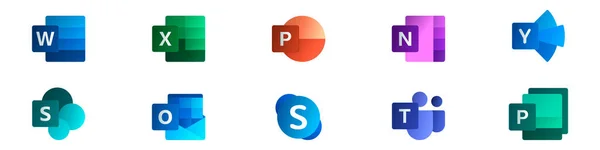 Microsoft office imágenes de stock de arte vectorial | Depositphotos