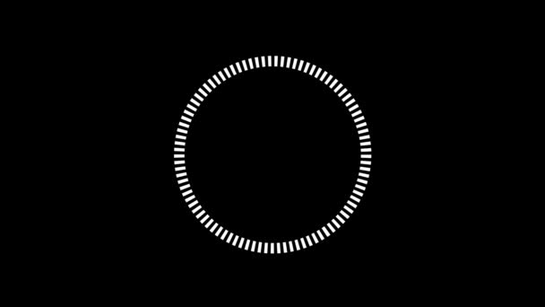 HUD element digital pending loading screen loop Animation Green Screen. Stock Video Footage by ...