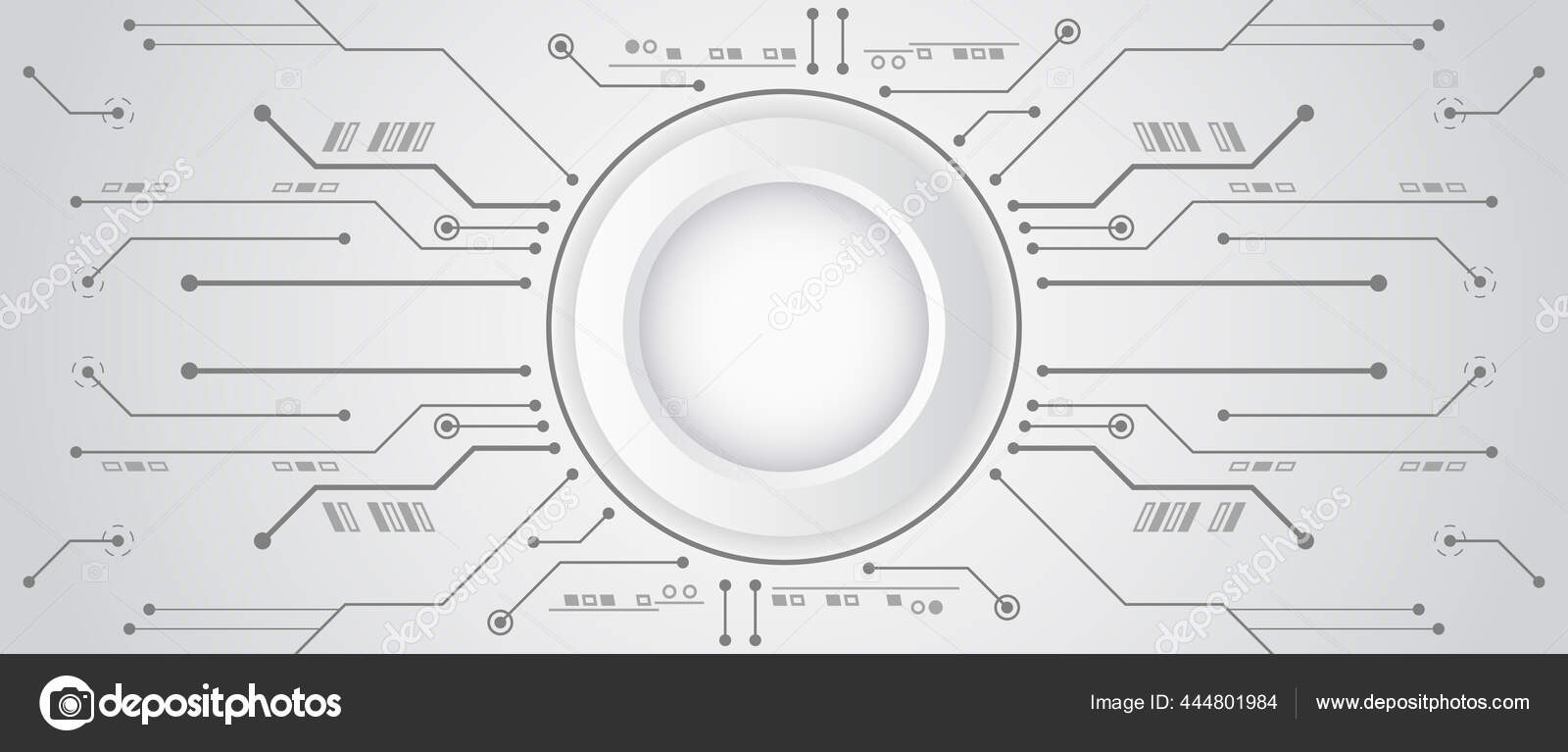 Tech Circuit Board Design Innovation Concept Abstract Futuristic Wide ...