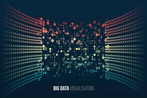 Visualization Sorting Data Abstract Processing Information Flow Vector Database Background Stock ...