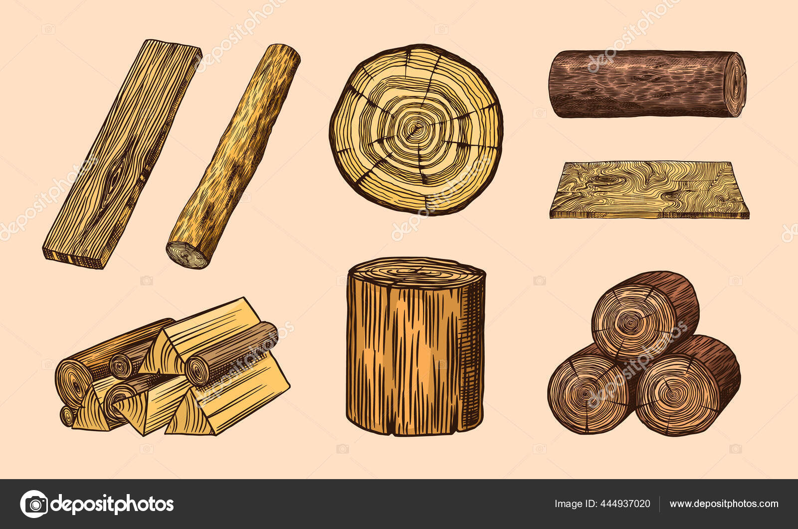 Piece Of Wood Sketch