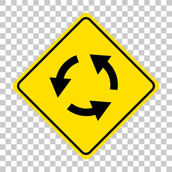 Yellow Traffic Warning Sign Transparent Background Illustration Stock ...