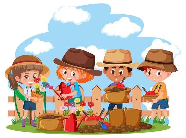 100,000 Kids garden clipart Vector Images | Depositphotos