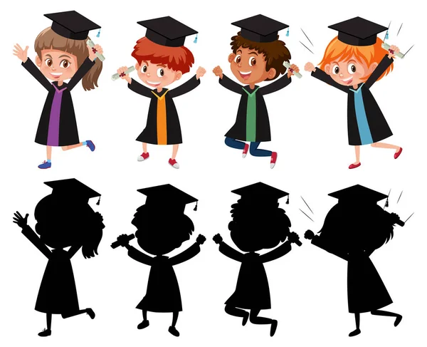 Kids Graduation Vector