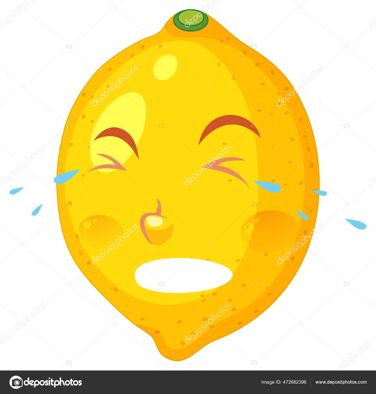 Cartoon Puckered Face