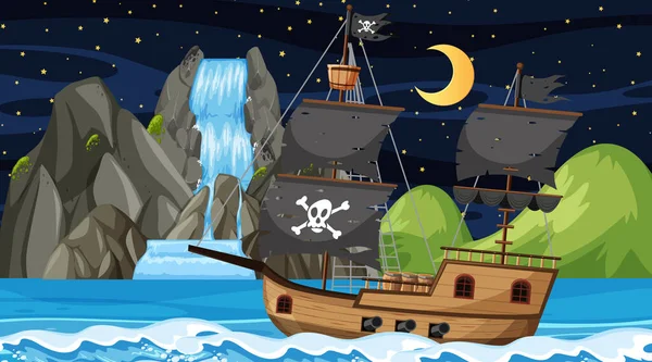 11,417,840 Cartoon pirate ship Vector Images | Depositphotos