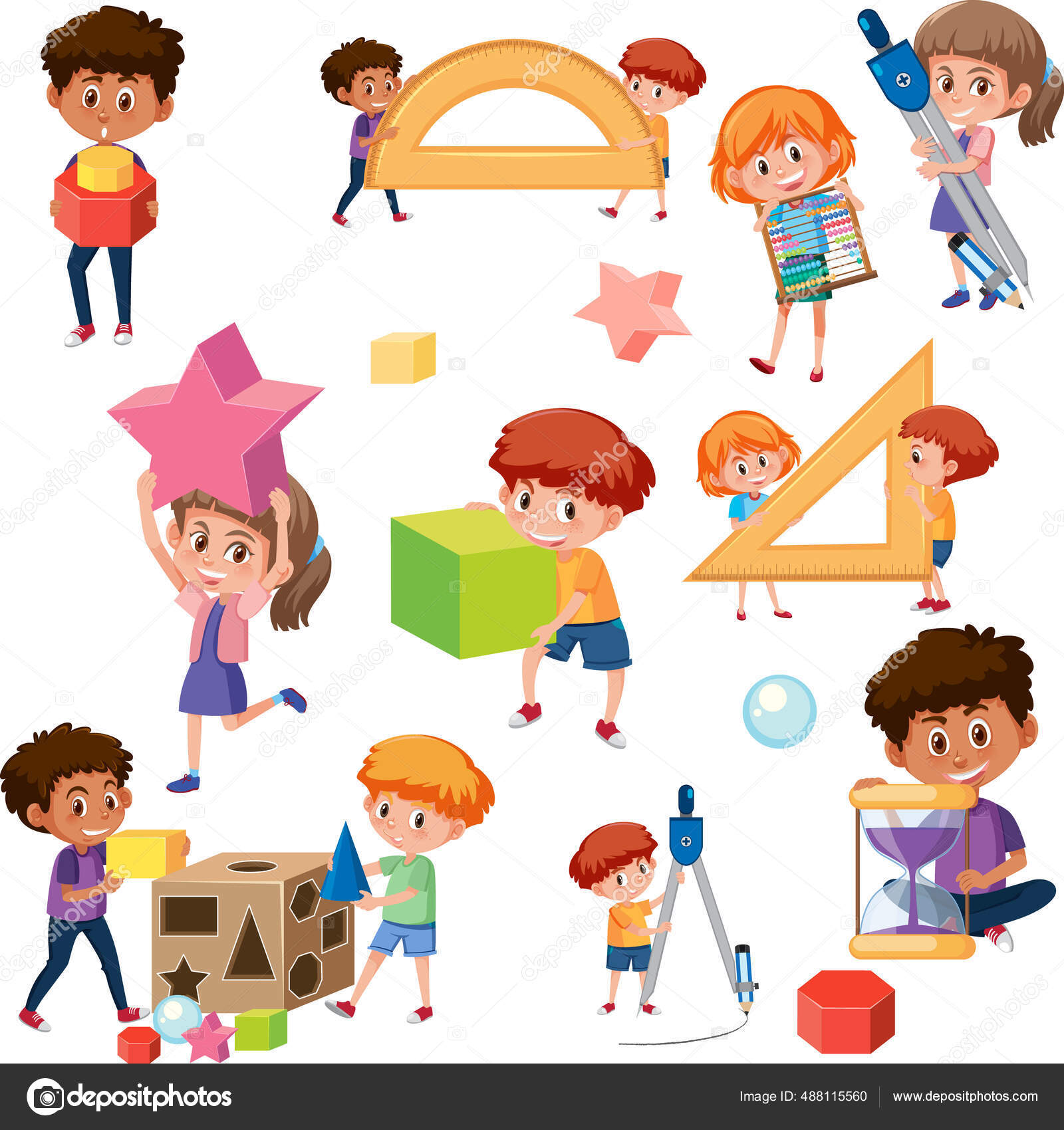 Math Tools Clipart For Kids