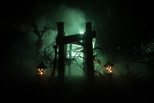 Spooky gate Stock Photos, Royalty Free Spooky gate Images | Depositphotos