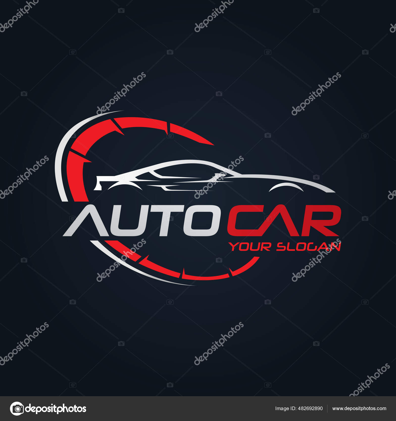 Diseño Logo Coche Diseño Logo Marca Coche Premium Vector de stock por ...