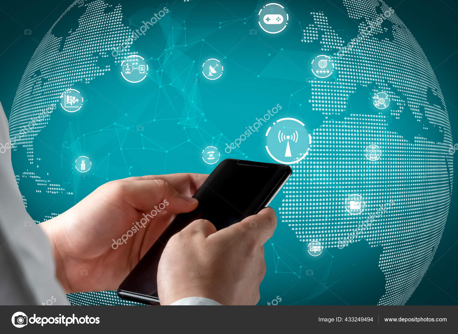 Advanced communication and global internet network connection in smart ...